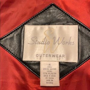 Studio Works | Jackets & Coats | Studio Works Leather Jacket | Poshmark